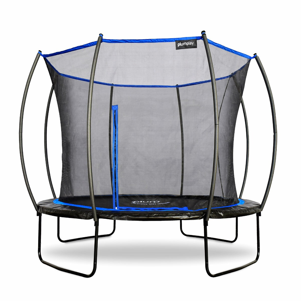 Plum 10ft Deluxe Springsafe® Trampoline with Enclosure – Safe, Durable ...