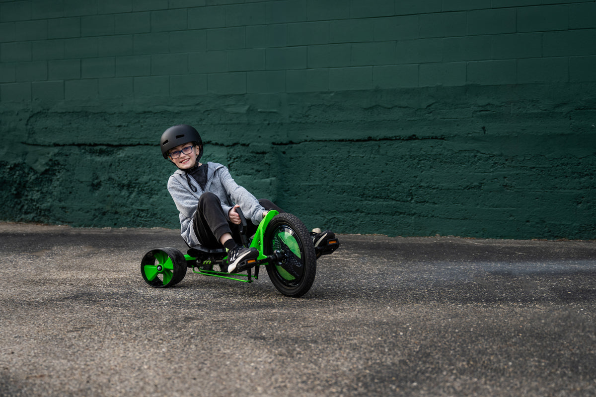 Huffy Green Machine 16" Drift Trike – Green & Black – Plum Play AU