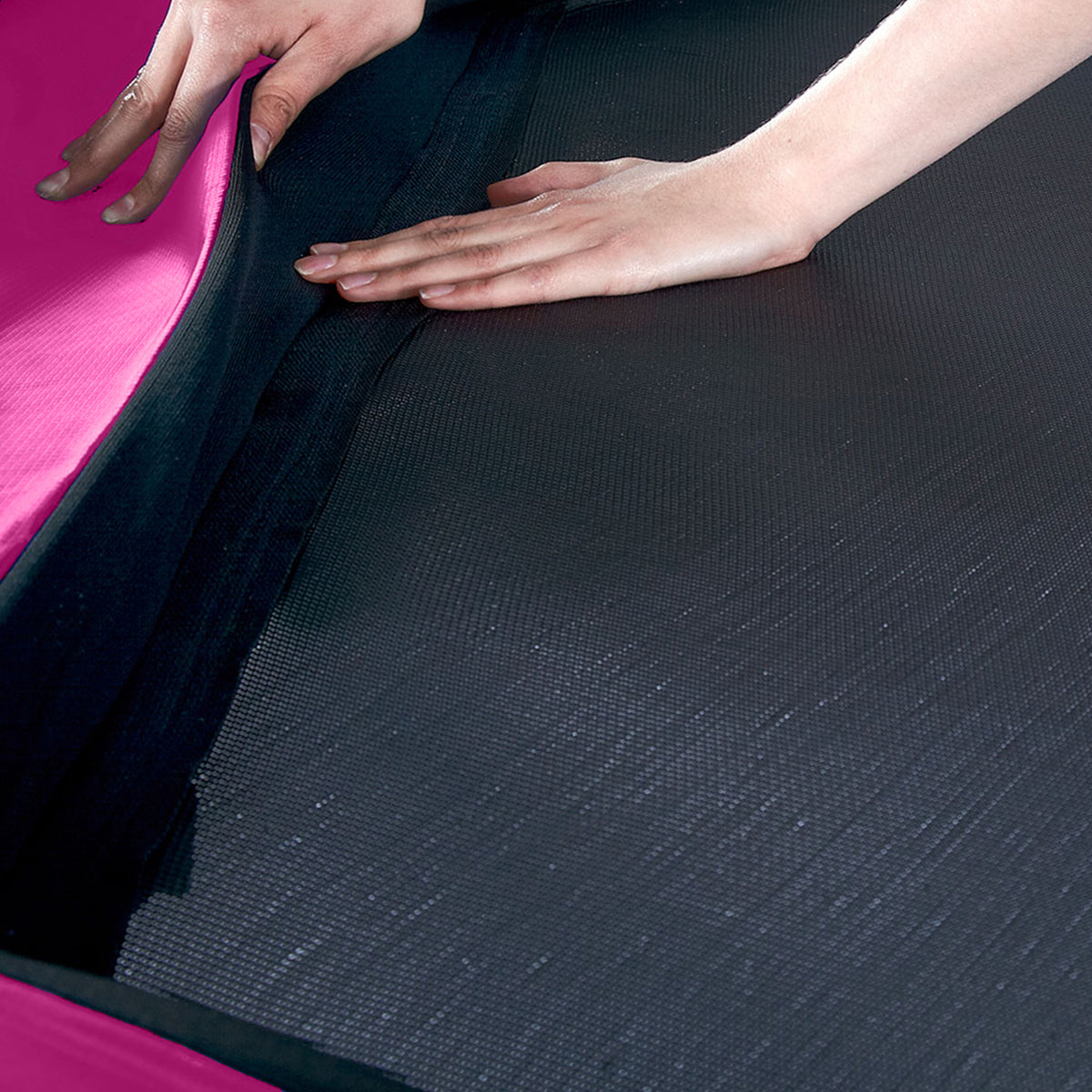 Jumping Mat and Safety Pad for 7ft Junior Jumper Trampoline - Pink ...